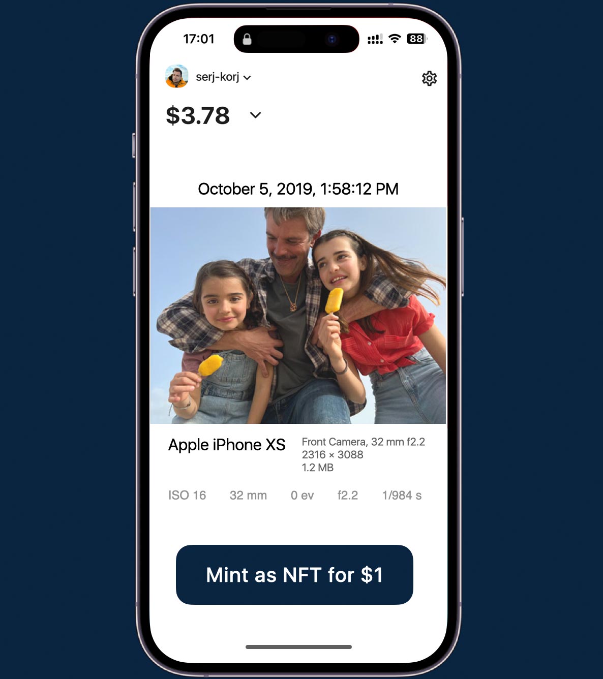 Phorevr. Onchain Photo Wallet.