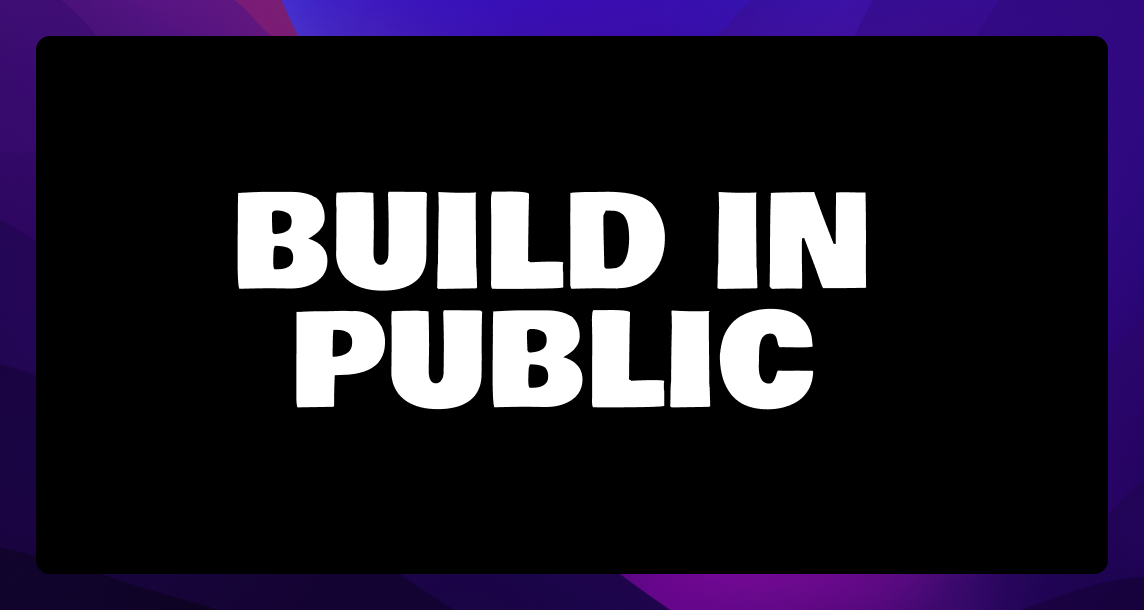 Build In Public — Momentum Stream